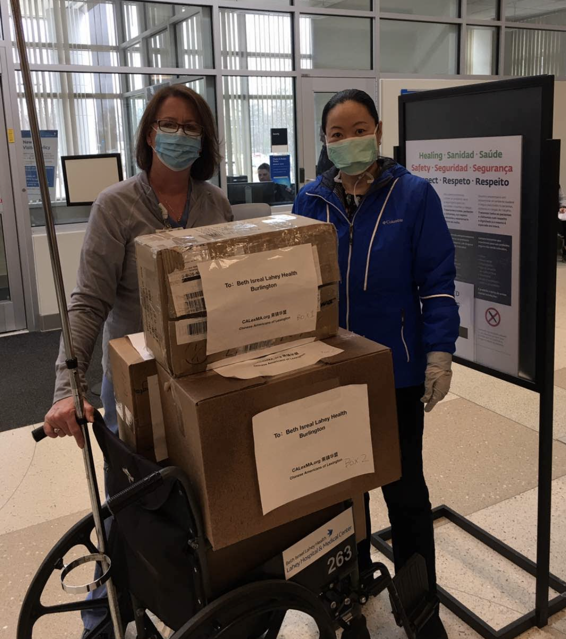 CALex Update on PPE donations to Lahey ER and Lexington Pediatrics ...